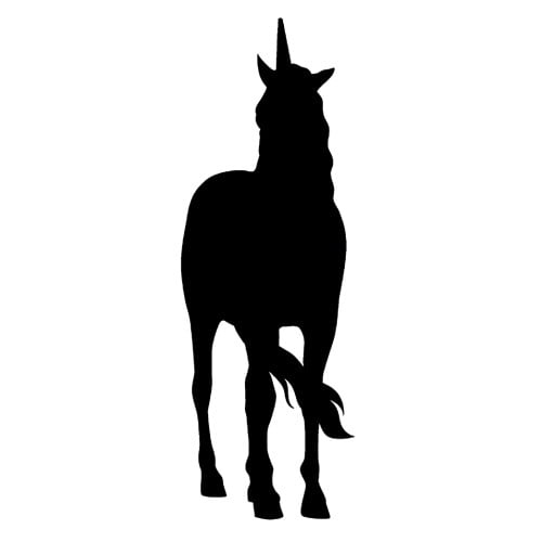 SS11204 Unicorn Silhouette Cardboard Cutout Standee Standup - Walmart.com