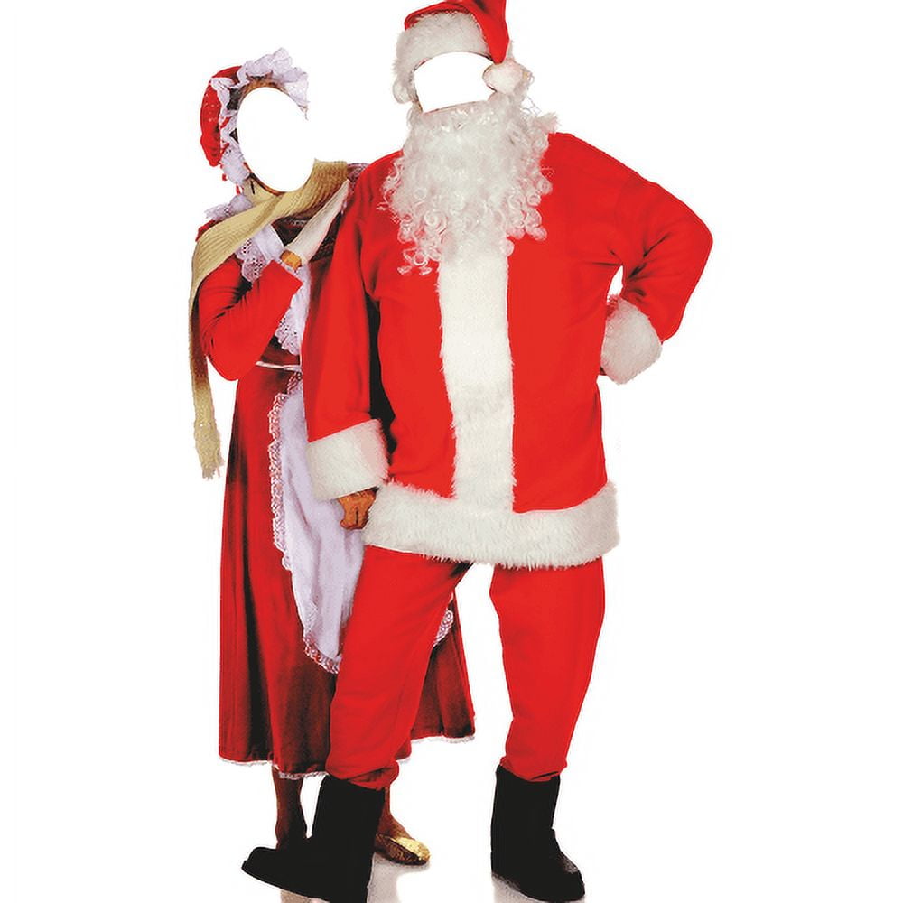 SS11216 Mr and Mrs Santa Claus Christmas Couple Stand In Cardboard ...