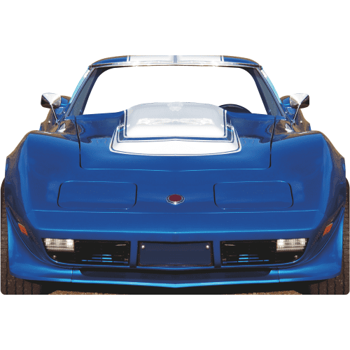 SS11271 Blue Vet Sports Muscle Car Front Stand In Cardboard Cutout ...