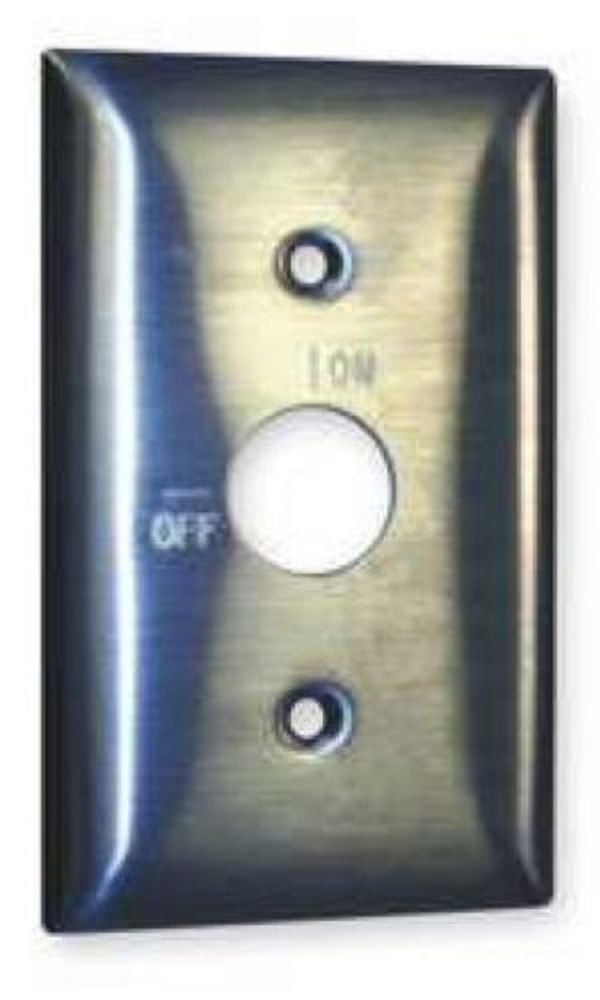 SS12RKL 302/304 Stainless Steel Barrel Key Switch Wall Plate with On ...