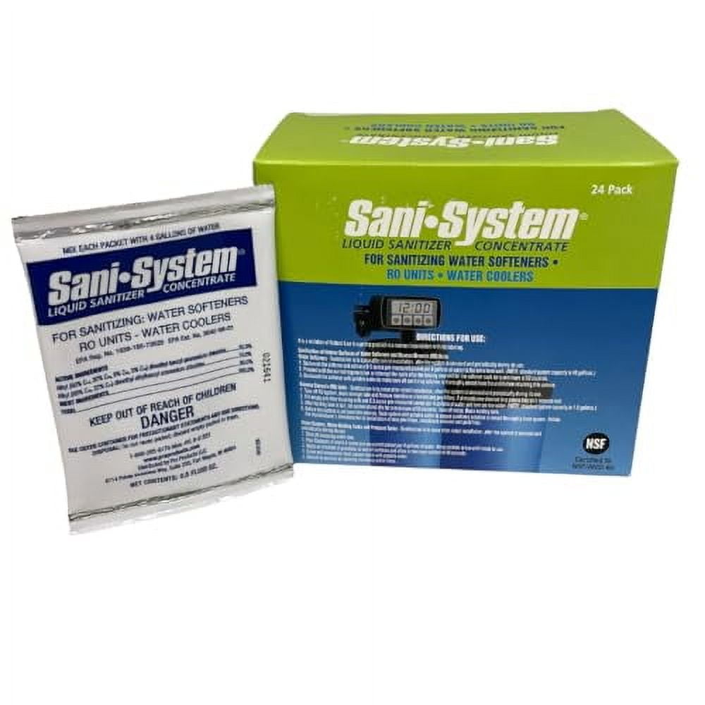 SS24WS Sani-System Liquid Sanitizer Concentrate for Water Softeners ...