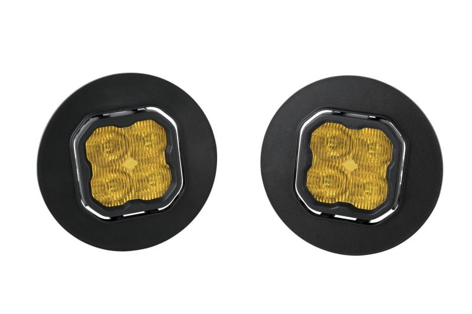 SS3 LED Fog Light Kit for 07-14 GMC Sierra 2500/3500 Yellow SAE/DOT Fog ...