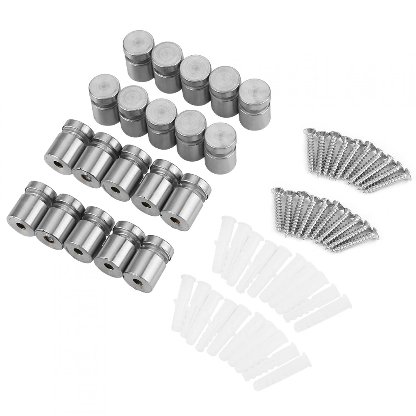 SS304 Adhesive Fixing Pins for Sign Mounting, Pack of 20 Stainless ...