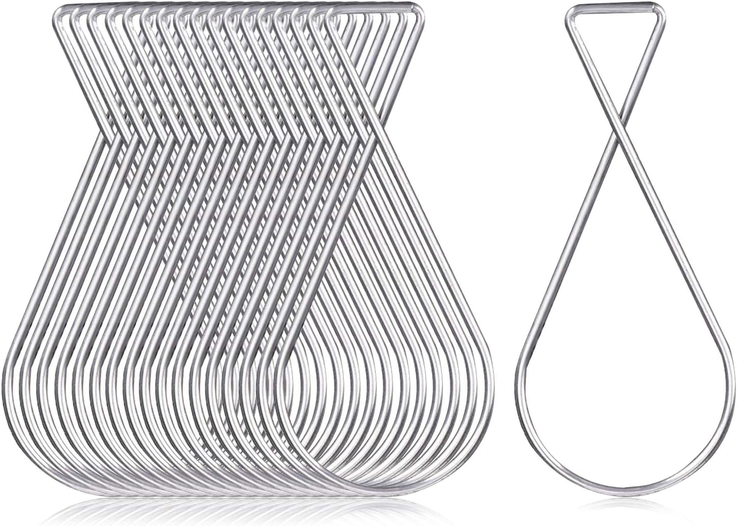 SS304 Ceiling Hooks 50 Pack - Rustproof Drop Ceiling Clips for Hanging ...