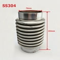 SS304 Double Layer Pressure relief valve soft connection Flex Pipe ...