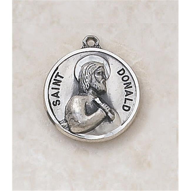 SS727-16 Sterling Patron Saint Donald Medal - Walmart.com