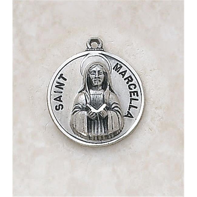 SS729-38 Sterling Patron Saint Marcella Medal - Walmart.com