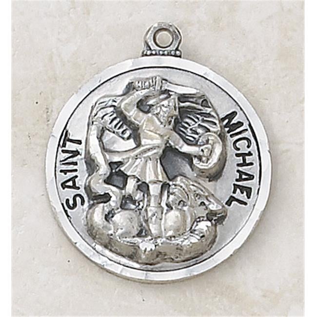 SS827-39 Sterling St Michael Patron Saint Medal - Walmart.com