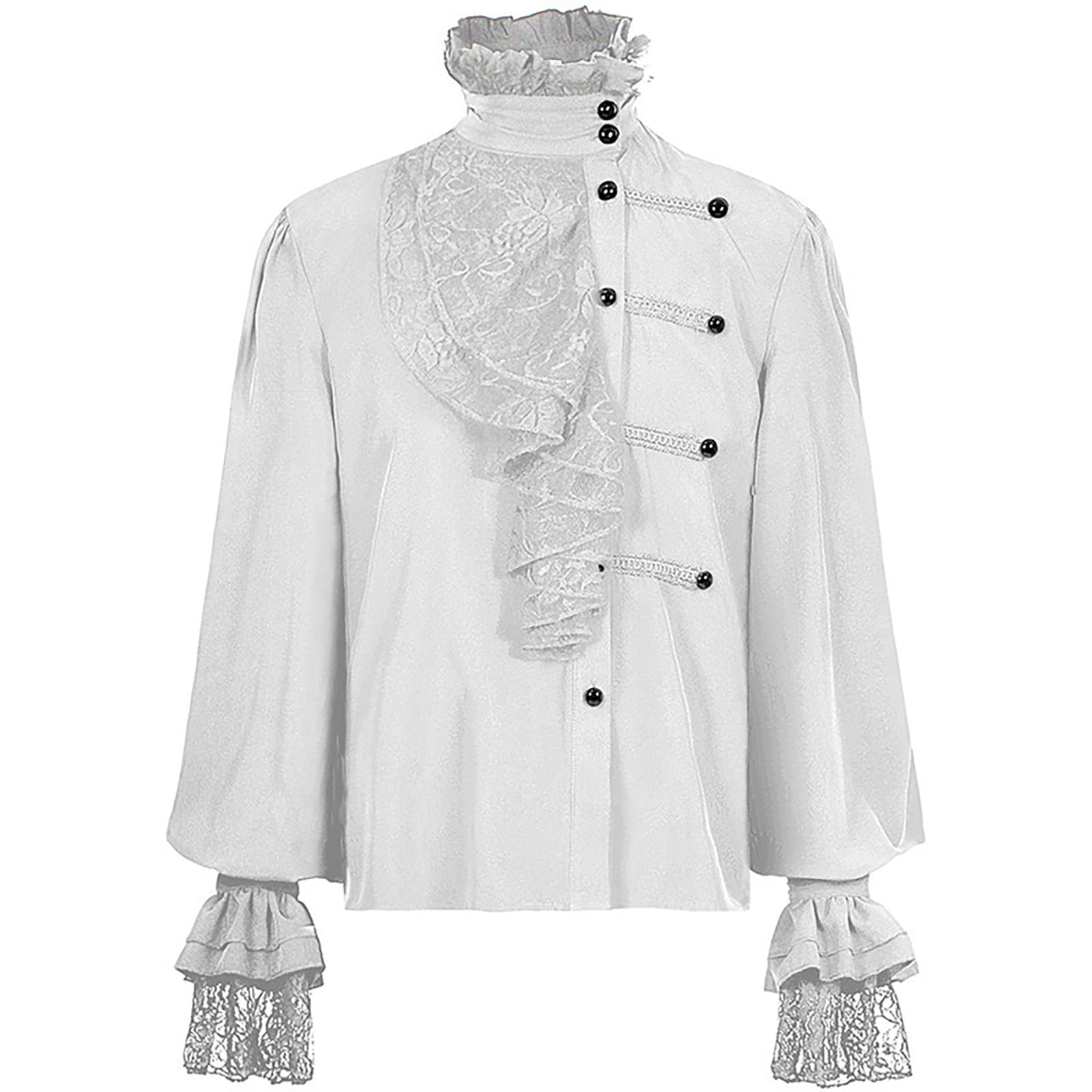 SSAAVKUY Men's Medieval Renaissance Cosplay Costume Steampunk Victorian ...