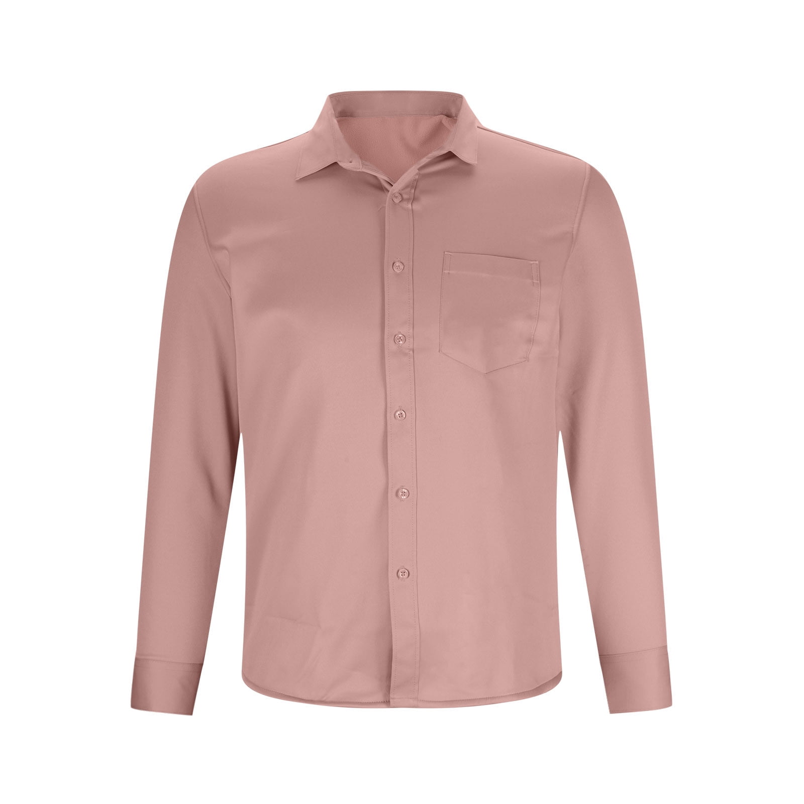 SSAAVKUY Mens Dress Shirts Wrinkle Free Regular Fit Stretch Rayon ...