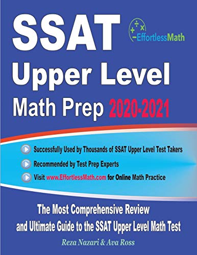 Pre-Owned SSAT Upper Level Math Prep 2020-2021: The Most Comprehensive ...