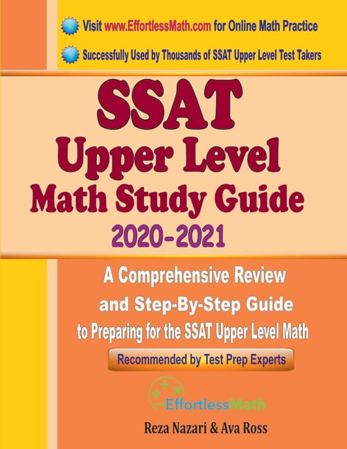 SSAT Upper Level Math Study Guide 2020 - 2021: A Comprehensive Review ...