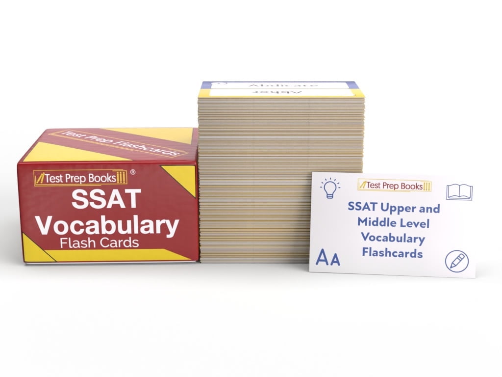 SSAT Vocabulary Study Cards 2025-2026: SSAT Middle and Upper Level Test ...