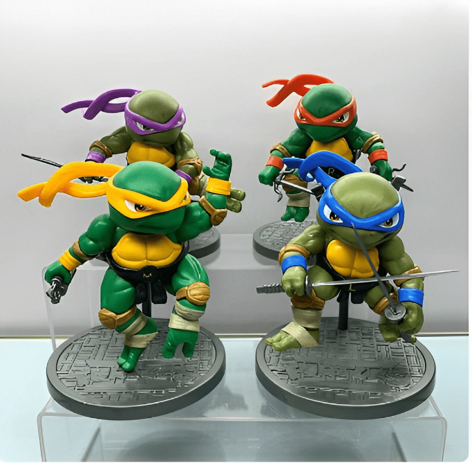SSB2K TMNT Classic Half Shell Heroes, Michelangelo Action Figure 4 Pcs ...
