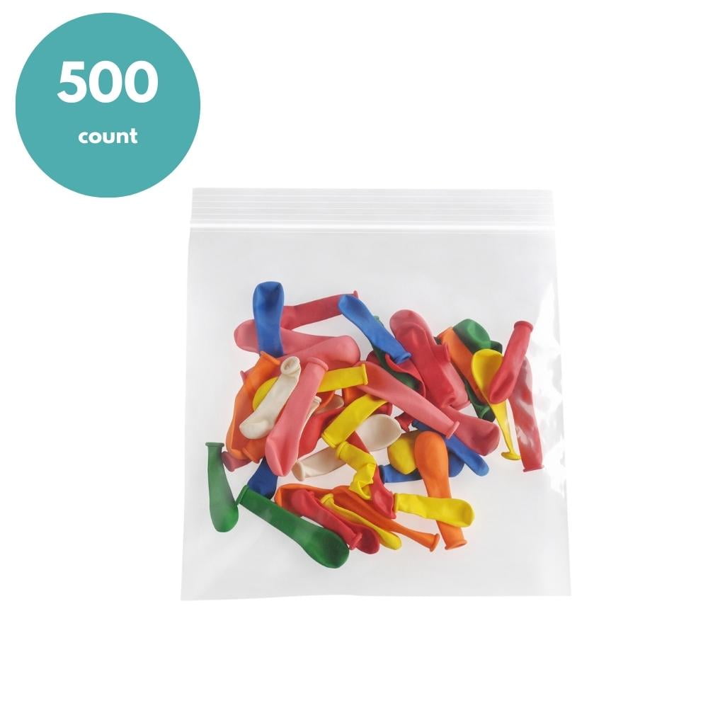 SSBM 12"x 12" Zipper Bags Clear 4 Mil Reclosable Self Seal Ziplock ...