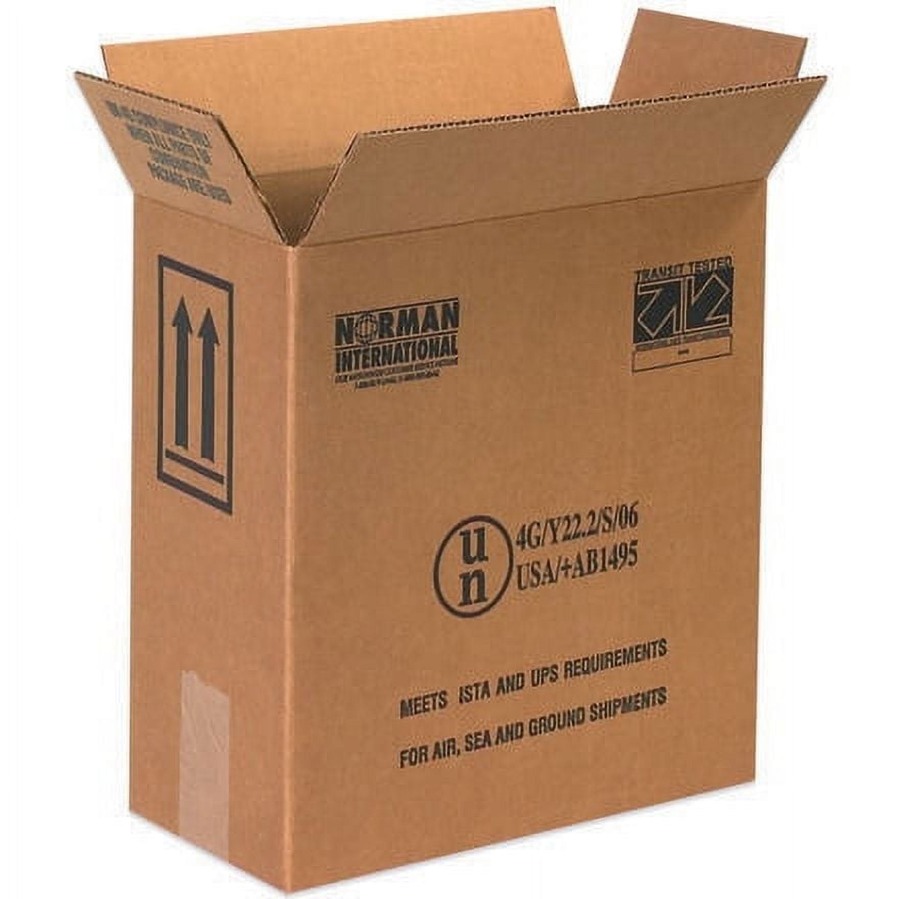 SSBM 12 x 6 x 12 3/4" 2-1 Gallon Plastic Jug Haz Mat Boxes ECT-44, 20 ...