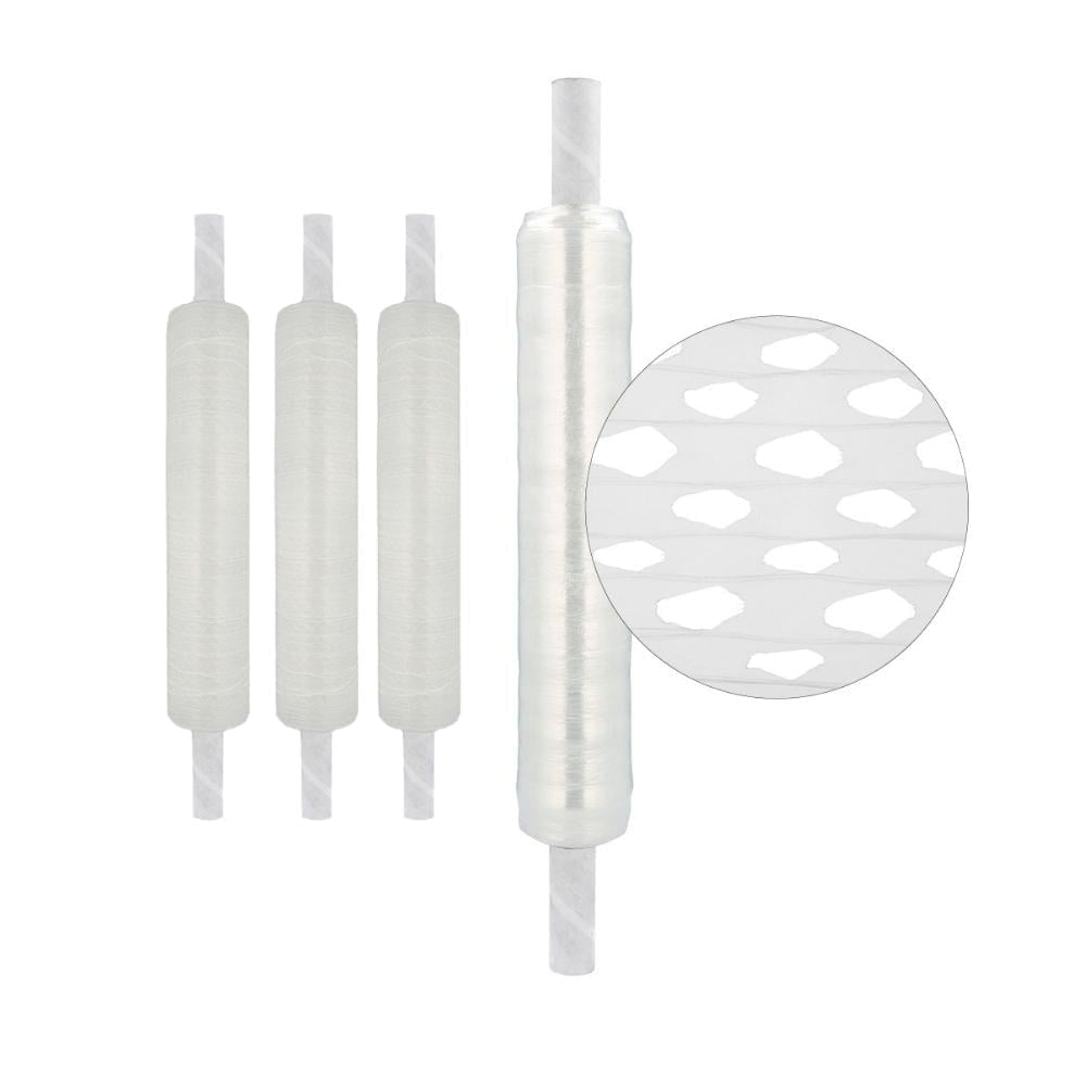 SSBM 17" x 1000' 1.3" Extended Core Vented Hand Pallet Stretch Wrap ...