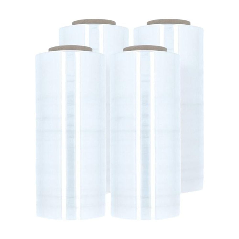 SSBM Cast Hand Pre-Stretch Wrap 17" x 1476' 8 Rolls 48 Gauge Clear Self ...