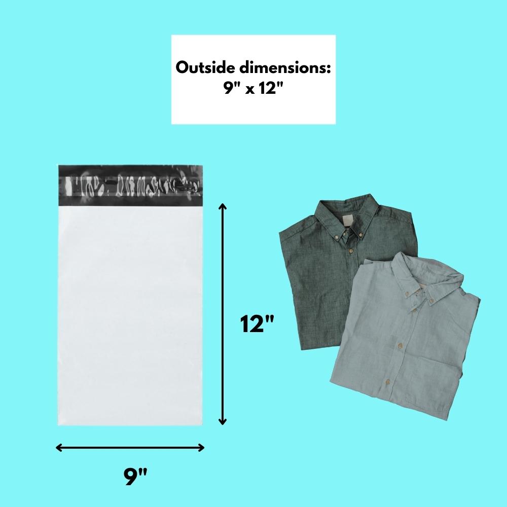 200 9x12 Poly Mailer Plastic Shipping Bag Envelopes Polybags Polymailer ...