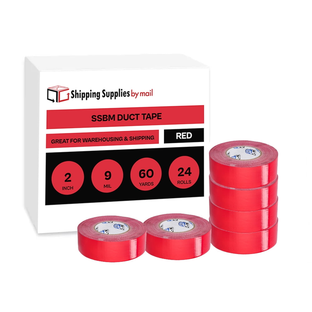 SSBM 24 Rolls - 9 Mil - Colored Heavy Duty Durable Duct Tape Perfect ...