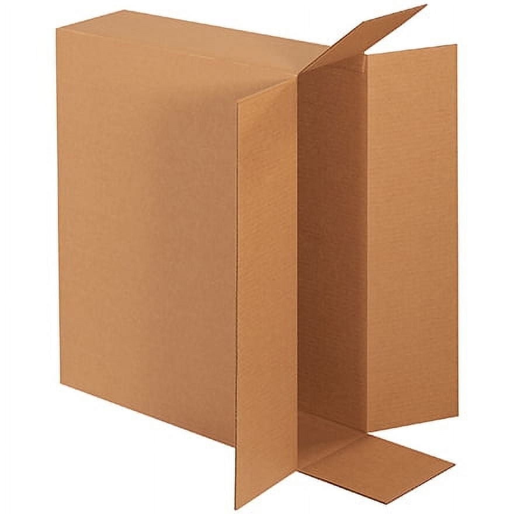 24 x 6 x 18" Side Loading Boxes, Kraft 10/Bundle ECT-44 - Walmart.com