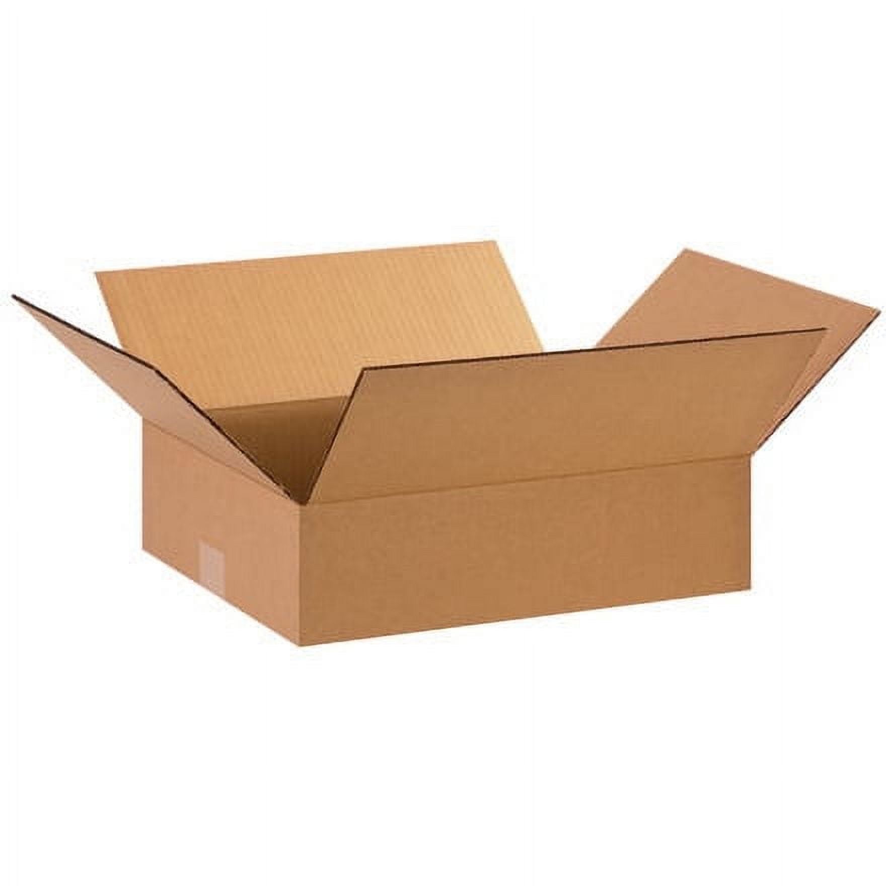 SSBM 25/Case 15 x 12 x 3" Flat Corrugated Boxes ECT-32 - Walmart.com