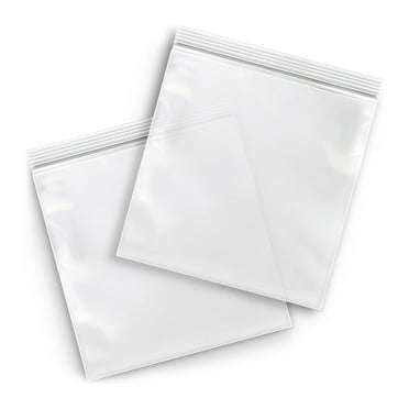 SSBM 5" x 8" Zipper Bags Clear 4 Mil Reclosable Self Seal Zipper Baggies 1000 Pcs - Walmart.com