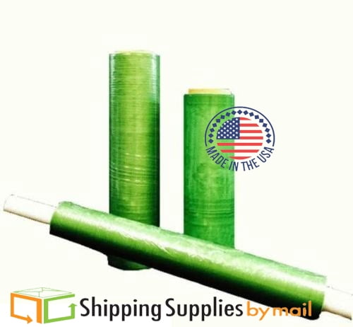 SSBM Brand - Green Color Tinted Pallet Wrap Film 12" x 1000' x 80 Ga ...