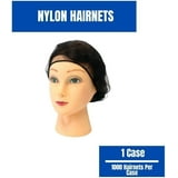 SSBM Food Service Hair Nets, Latex Free, Black, 18 Inches, 1000 Pack ...