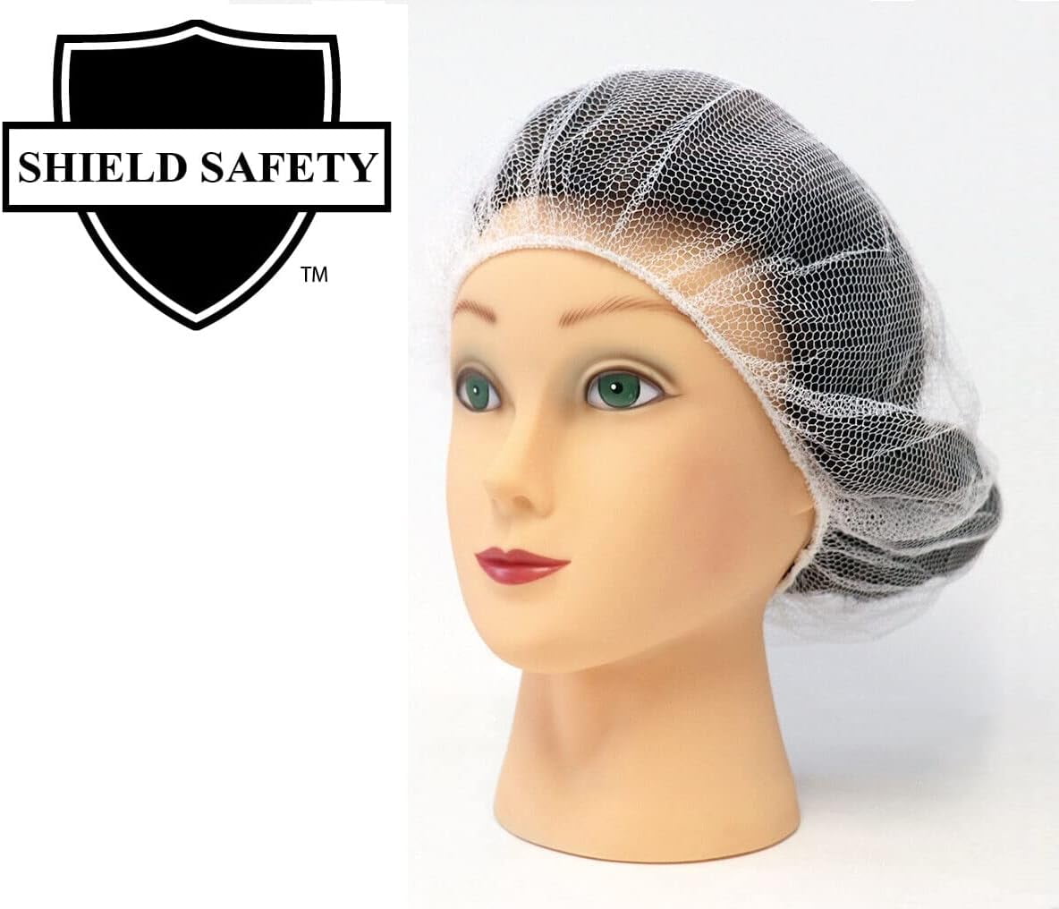 SSBM Hair Nets, Latex Free Hairnets, White, 21 Inches, 1000 Pack ...