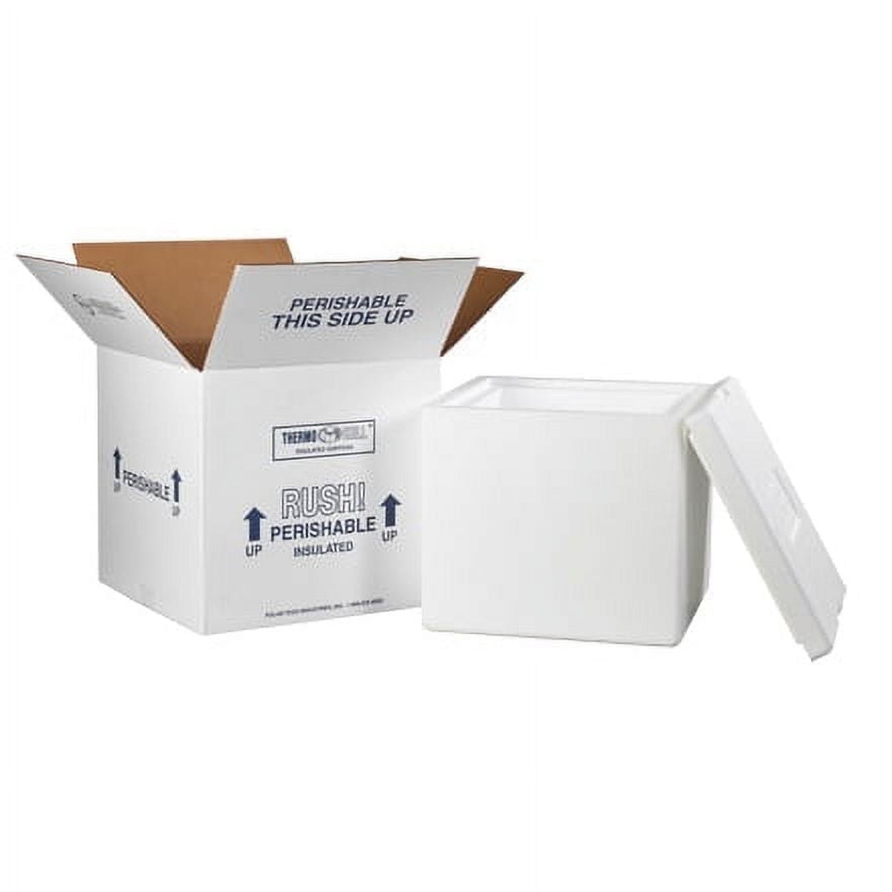 SSBM Insulated Shipping Kits 12" x 12" x 11 1/2" White 1/Case - Walmart.com