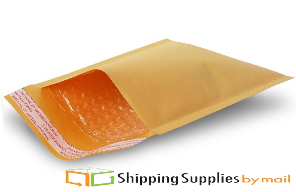 SSBM Kraft Paper Bubble Mailers 5" x 8" 500 Shipping Mailing Envelopes ...