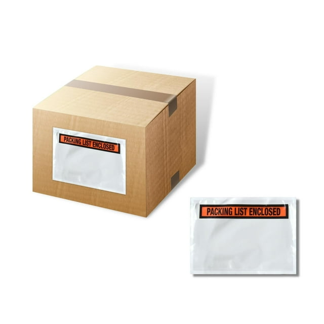 SSBM Packing List Pouches Shipping Label Panel Face Enclosed Envelopes ...
