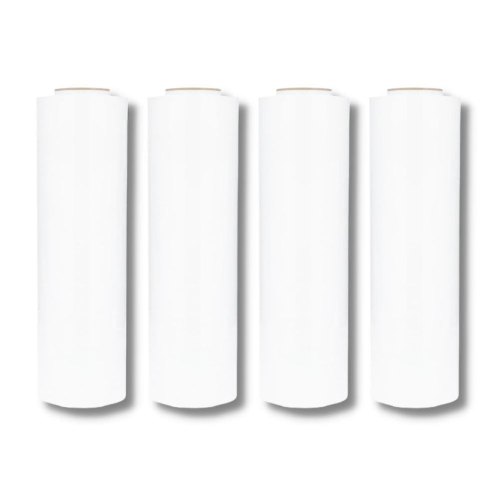 SSBM Packing Plastic Hand Pre-Stretch Wrap White Shrink Film, 144 Rolls ...