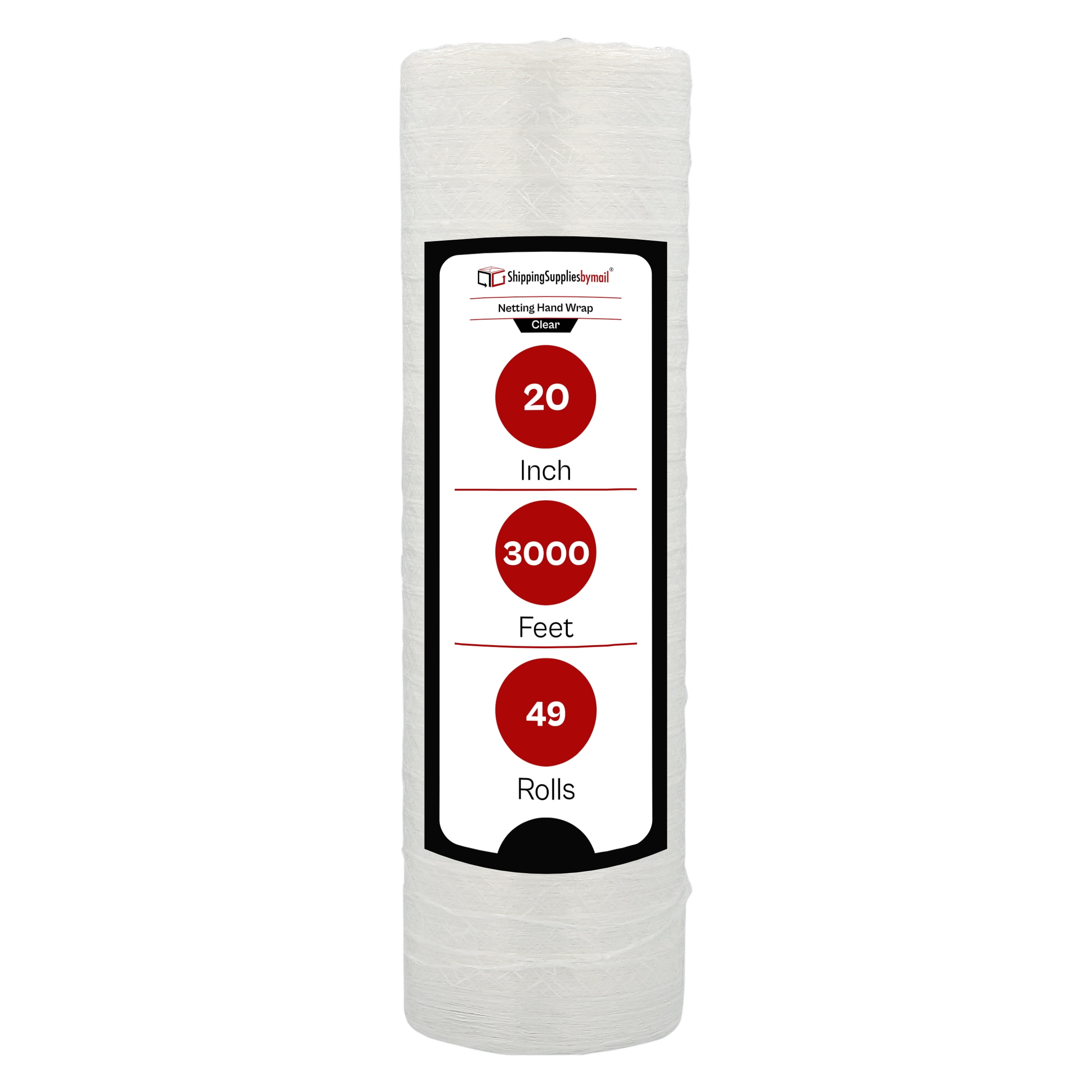 SSBM Pallet Netting Vented Stretch Wrap, 49 Pack, 20 Inch x 3000 Feet ...