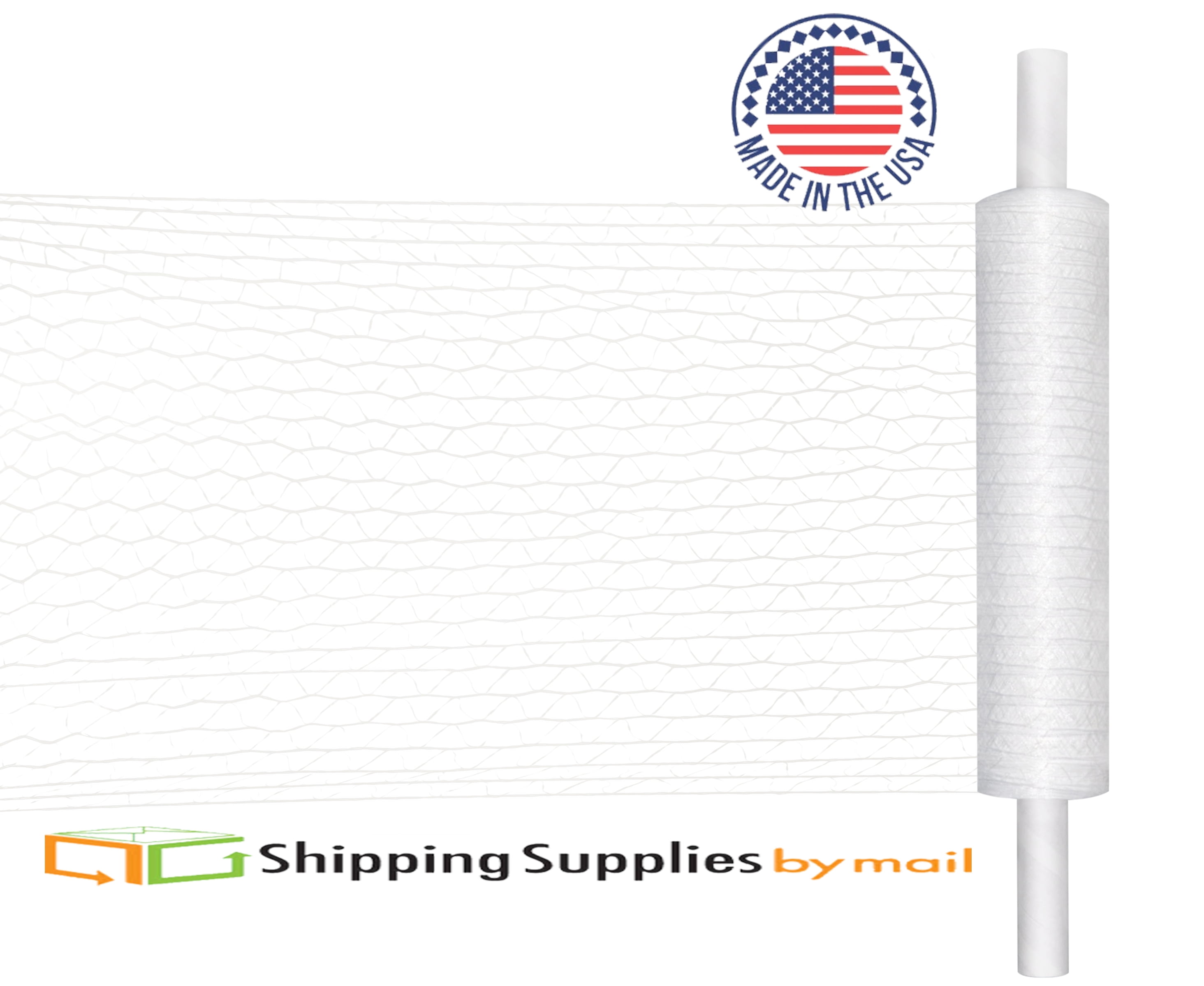 SSBM Pipe Wrap Stretch Netting Film, 20 Inch x 3000 Feet, 40 Rolls ...