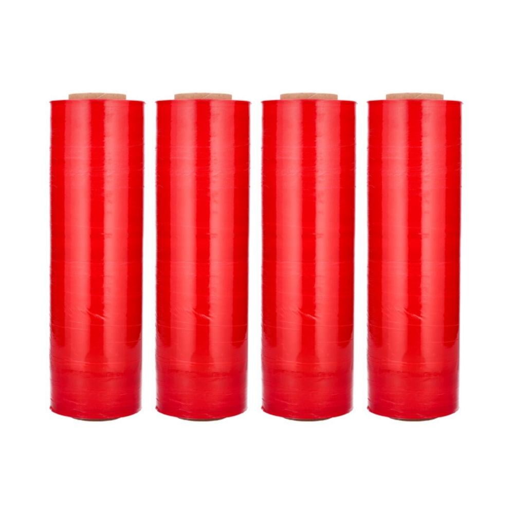 SSBM Red Stretch Wrap Tinted/Transparent Hand Stretch Film Rolls for Packaging Moving Packing ...