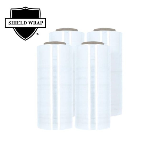 SSBM Stretch Wrap, 8 Pack, 12 Inch x 1500 Feet, 80 Gauge, Clear Plastic ...