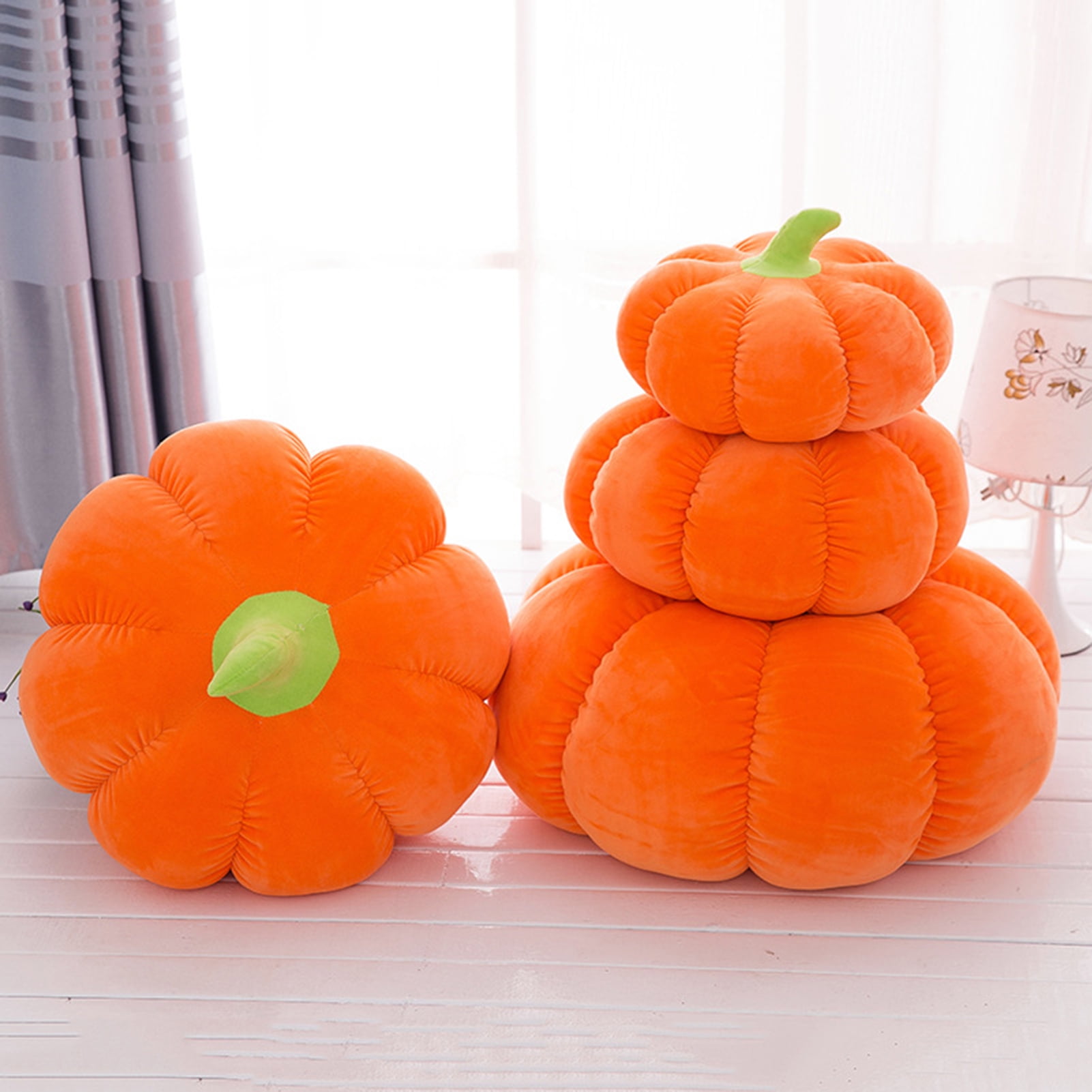 SSBSM 25/32/42cm Halloween Pumpkin Pillow Down Cotton Fully Stuffed ...