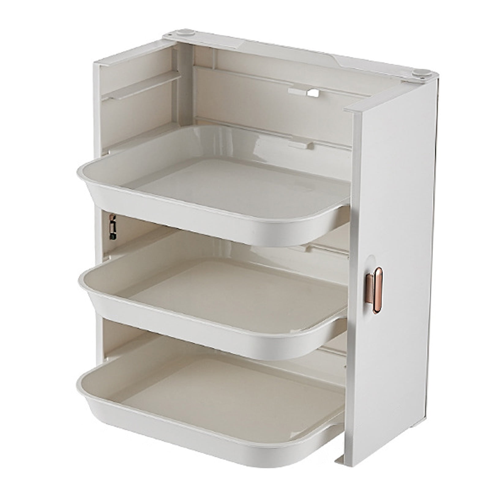 SSBSM Cooking Dishes Tray Three-layered Wall Mounted Multi-Functional ...