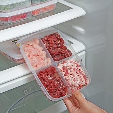 UDIYO Refrigerator Organizer Bins, Fridge Side Door Storage Containers ...