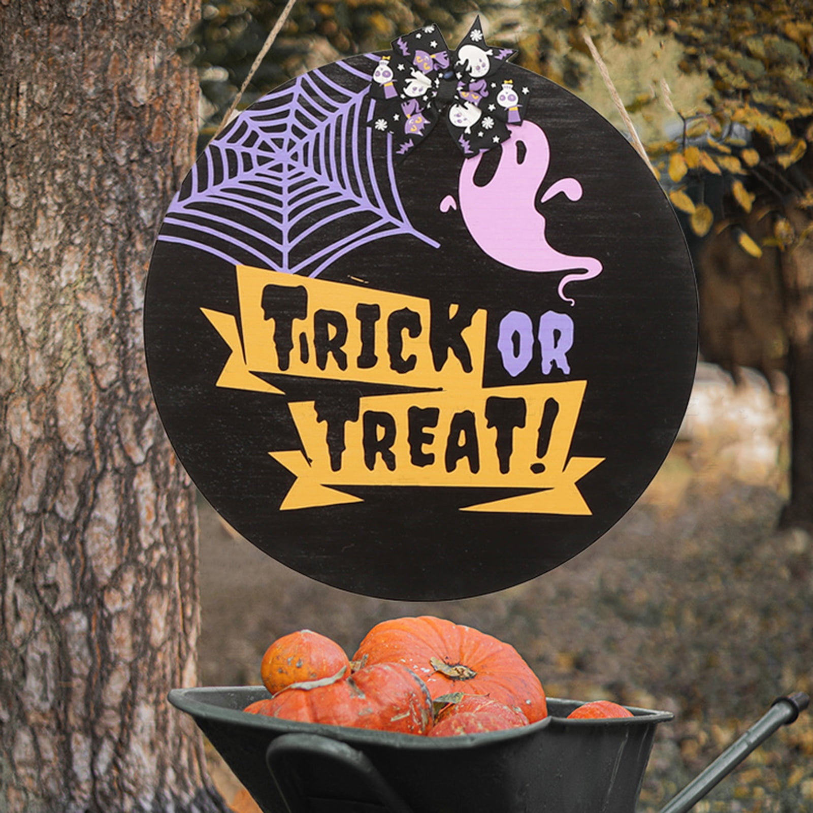 SSBSM Halloween Welcome Doorplate Trick Or Treat Happy Halloween ...