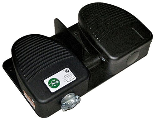 SSC Controls DF200 Dual Foot Switch, Die-Cast, Electrical, Momentary ...