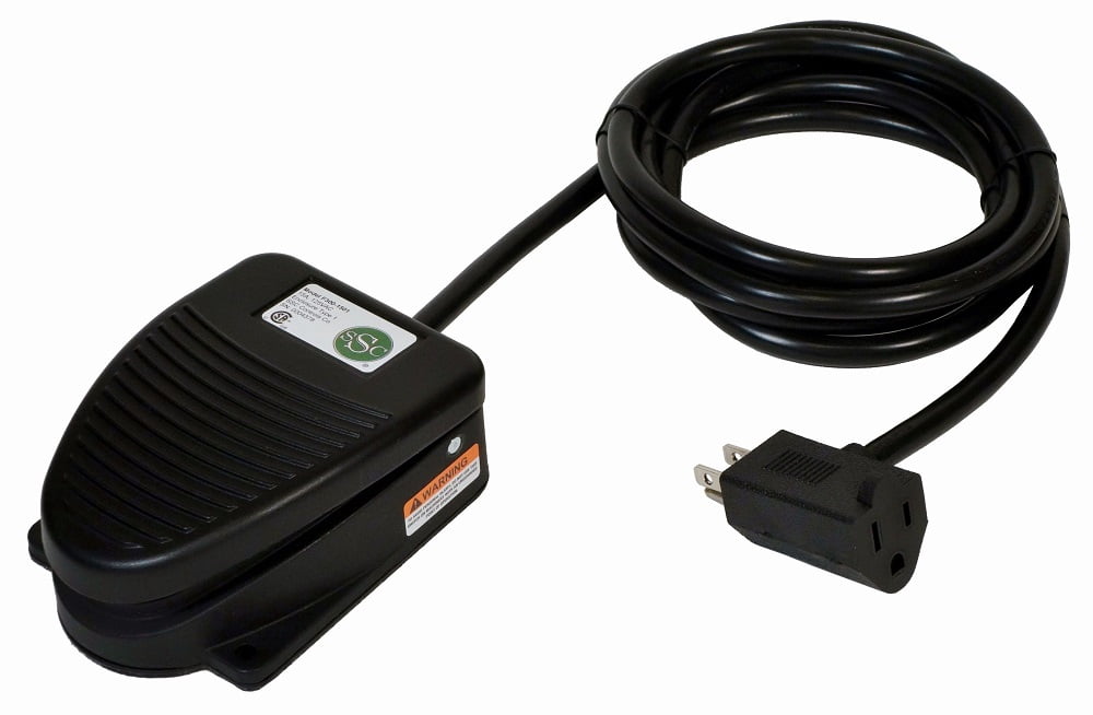 SSC Controls F300-1501 Foot Switch, Maintained Action (Push On / Push ...