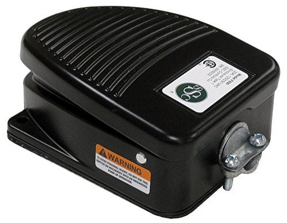 SSC Controls F500 Foot Switch, Electrical, Single Pedal, Momentary, 20 ...