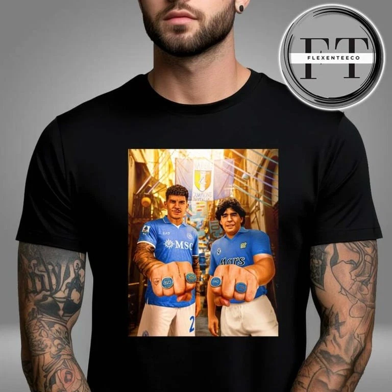 SSC Na.poli Crowned Scudetto Serie A 2024-2025 Campioni d’Italia T ...