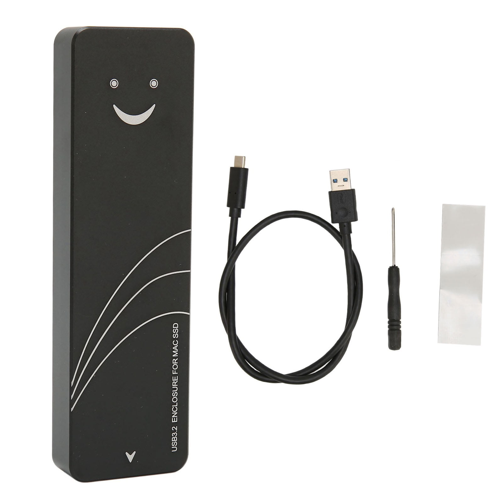 SSD Enclosure 10Gbps 2xUSB3.2 GEN2 PCB Material TYPE C Interface SSD ...