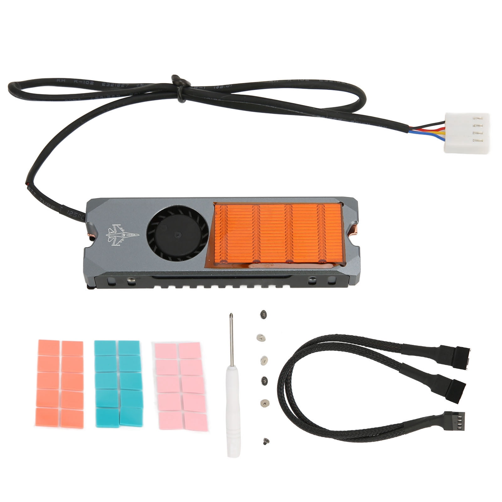 SSD Heatsink Cooler Easy To Install Automatic Adjustment 15 Exhaust ...