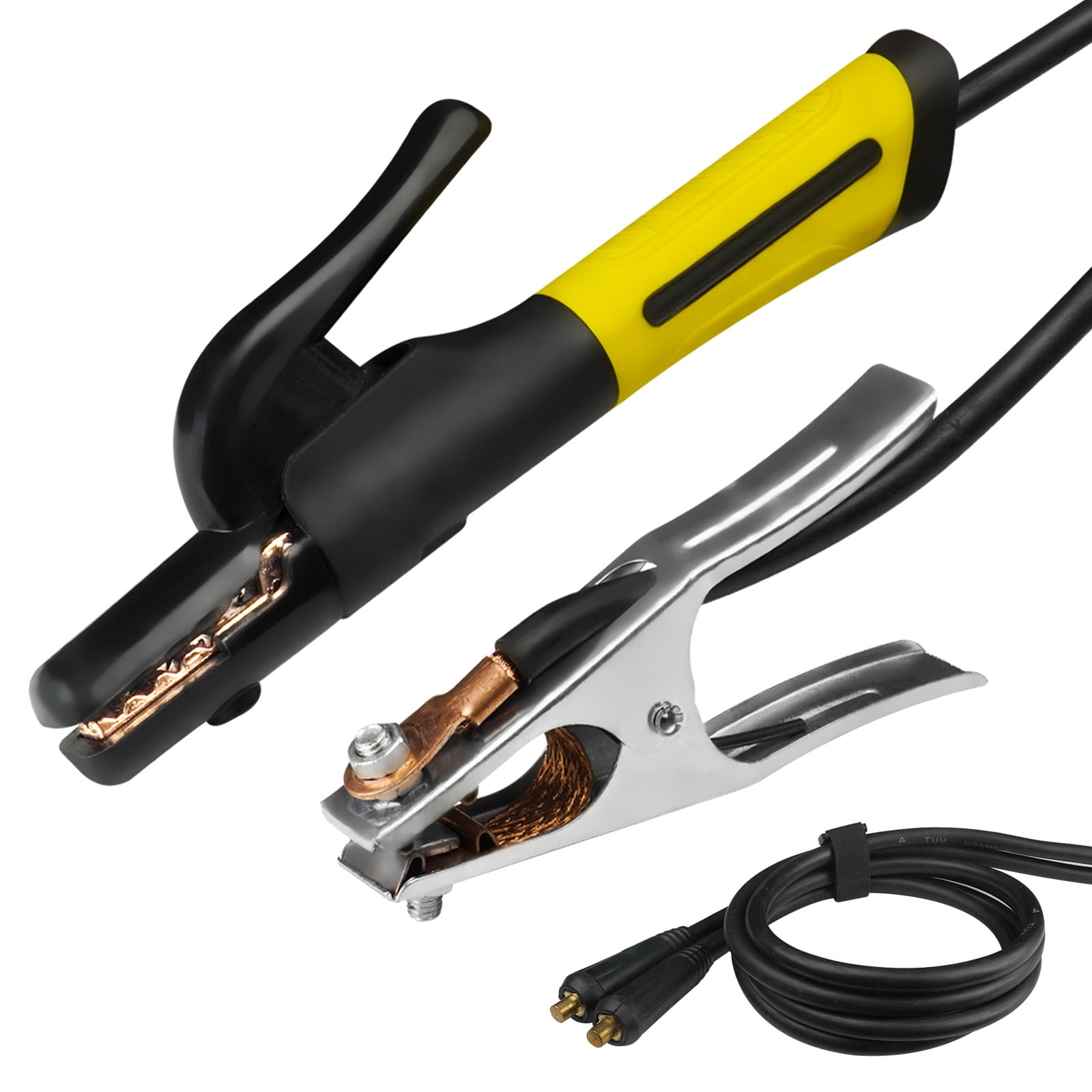 SSIMDER Welding Electrode Holder Lead ARC Welding Ground Clamp and ...