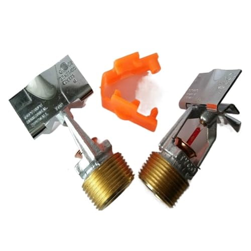 SSIMOO Brass Horizontal Sidewall Sprinkler 3/4 inch NPT, Fixed Spray, 1 ...